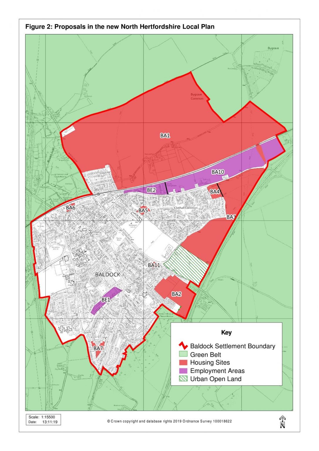 Maps & local village details | Baldock, Bygrave and Clothall Planning Group